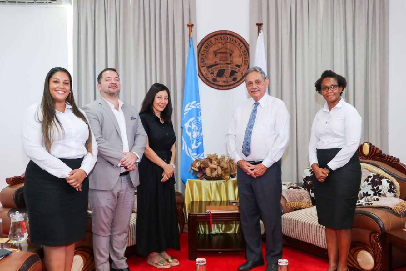 UN Resident Coordinator For Mauritius And Seychelles Pays A Courtesy ...