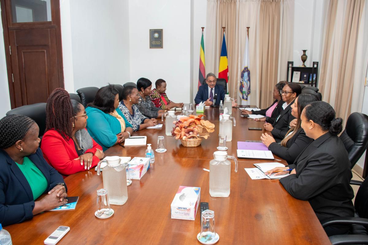 A Delegation from the Zimbabwe Women's Parliamentary Caucus Meet ...
