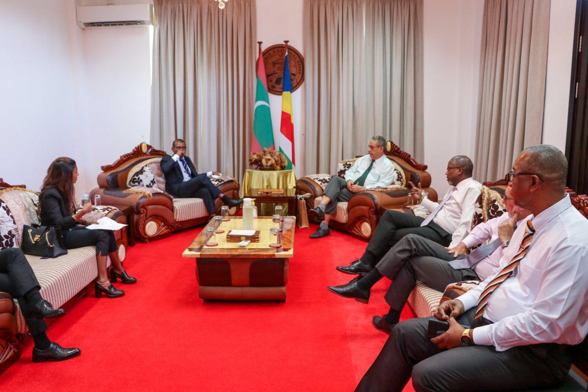 The Speaker of Parliament & Former President of the Maldives Meets with ...